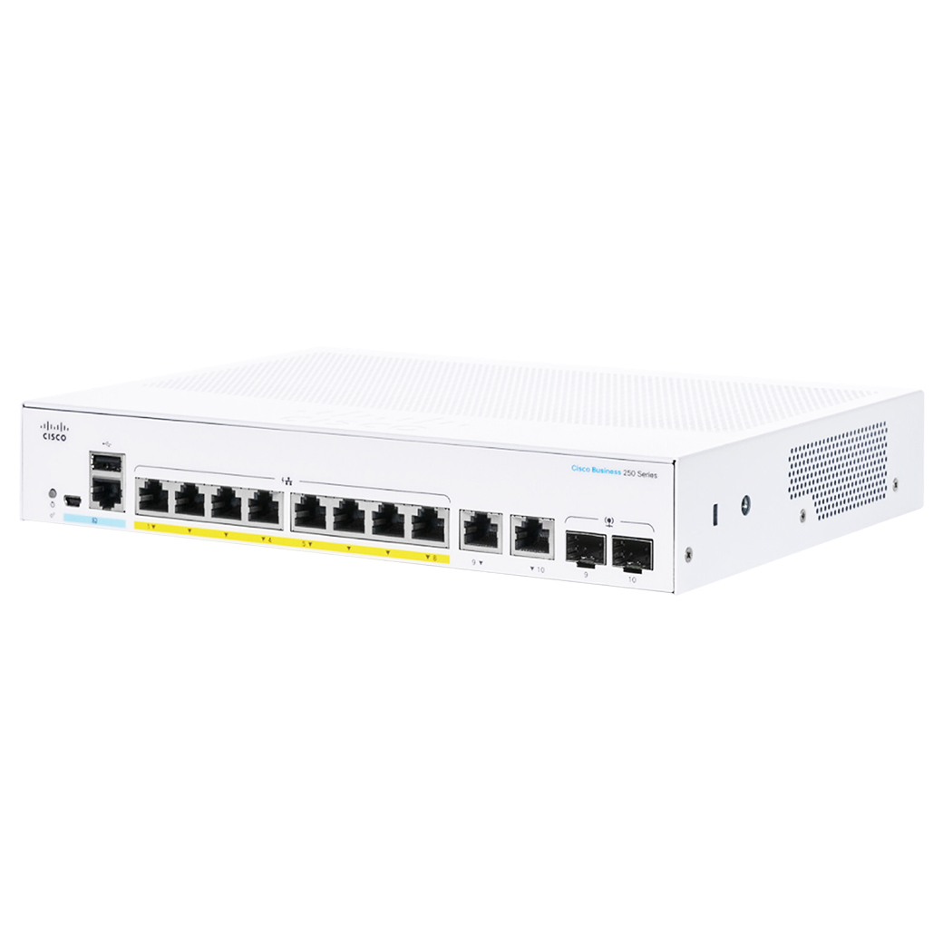 CBS250-8P-E-2G-NA | Cisco Switch | Business 250 Series – NetworkTigers