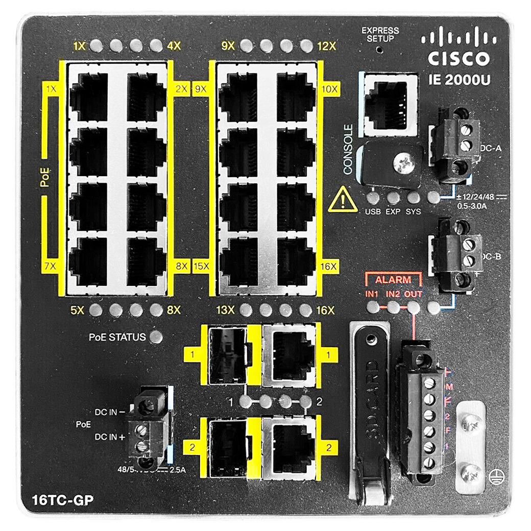 Ie 2000u 16tc Gp Cisco Switch Industrial Ethernet 2000u Series Networktigers