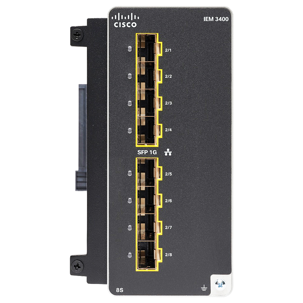 IEM-3400-8S | Cisco Module | Catalyst IE 3400 Rugged Series – NetworkTigers