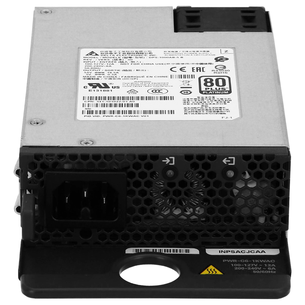 PWR-C6-1KWAC | Cisco Power Supply | Catalyst 9200 Series – NetworkTigers