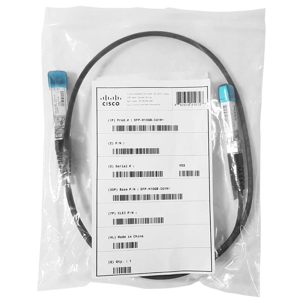 SFP-H10GB-CU1M | Cisco Twinax 10GB | Direct Attach Copper - new ...
