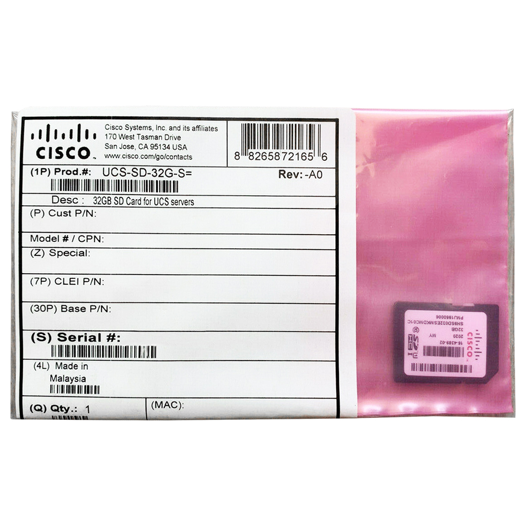 UCS-SD-32G-S | Cisco Memory | UCS Series - new - NetworkTigers