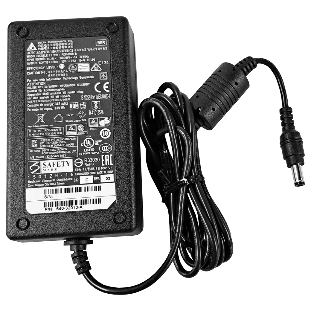 MA-PWR-30WAC | Cisco Power Adapter | Meraki Series – NetworkTigers