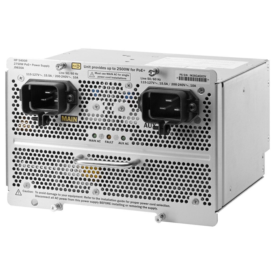 J9830A | HPE Power Supply | Aruba 5400R zl2 Series – NetworkTigers