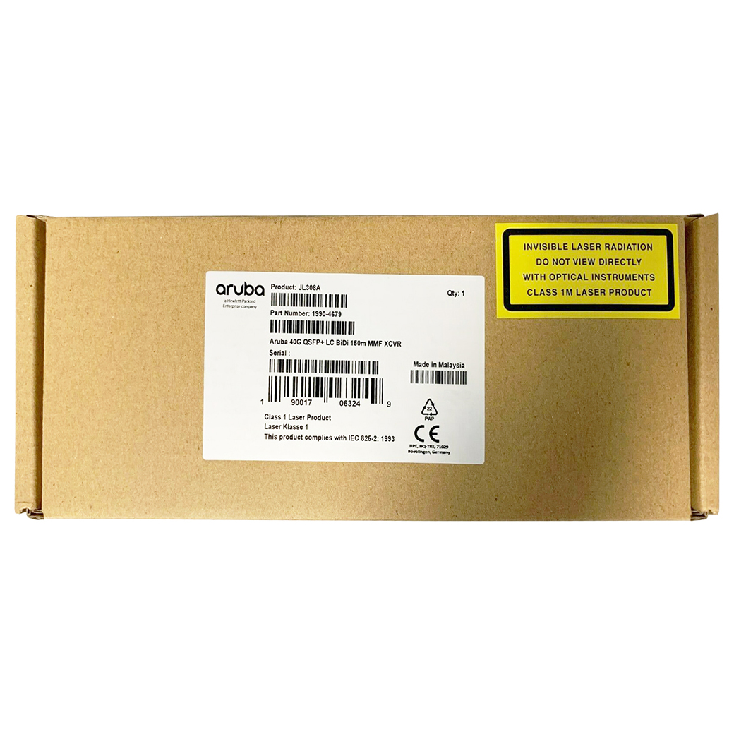 JL308A | HPE QSFP+ | BASE-SR-BD 40 Gigabit - new - NetworkTigers