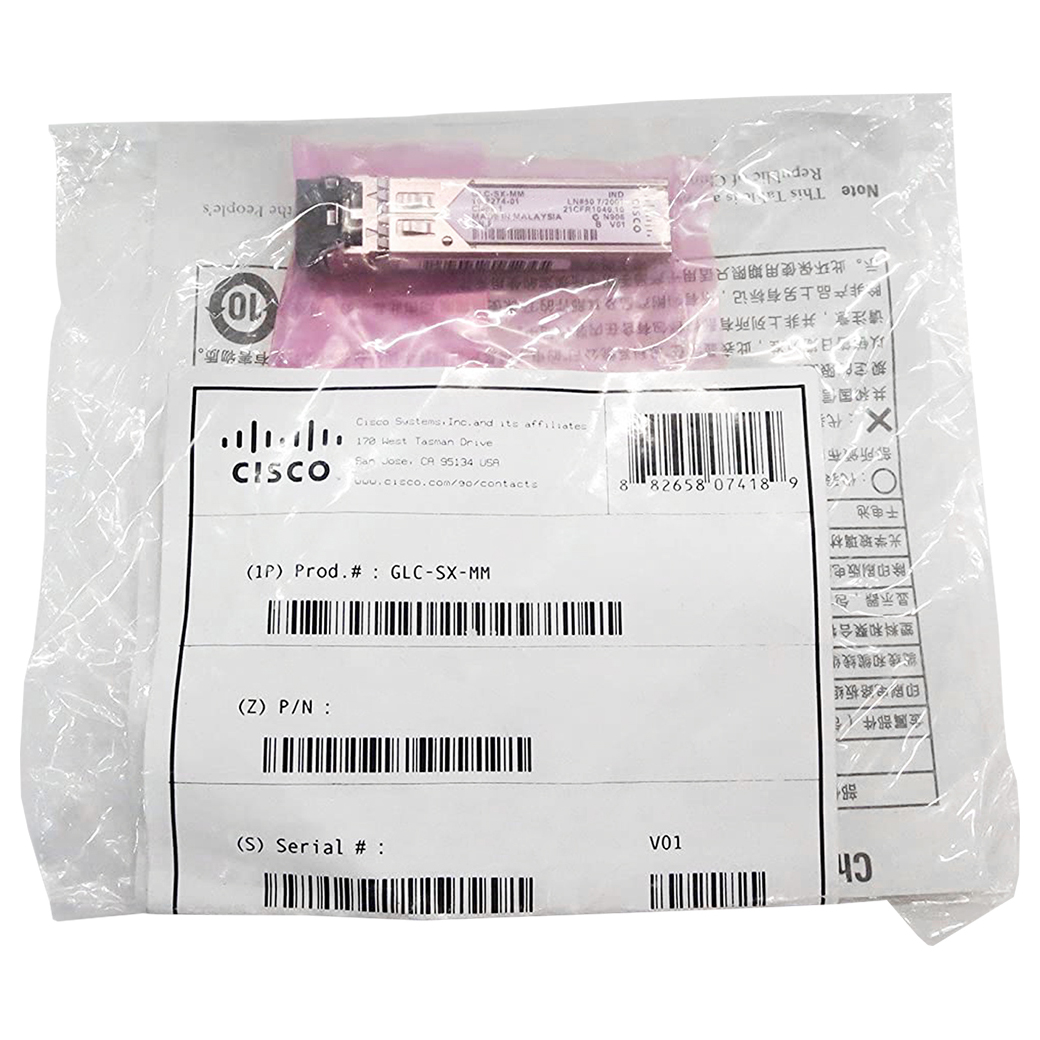 GLC-SX-MM | Cisco SFP | BASE-SX 1 Gigabit - new - NetworkTigers